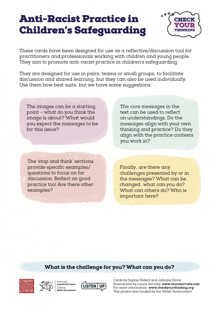 Anti-racist practice in children’s safeguarding – Check Your Thinking